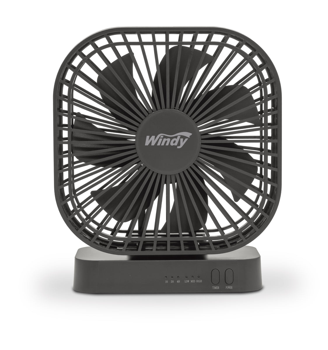 Windy 5" USB/AA Battery Fan with Timer – Carlisa Enterprises
